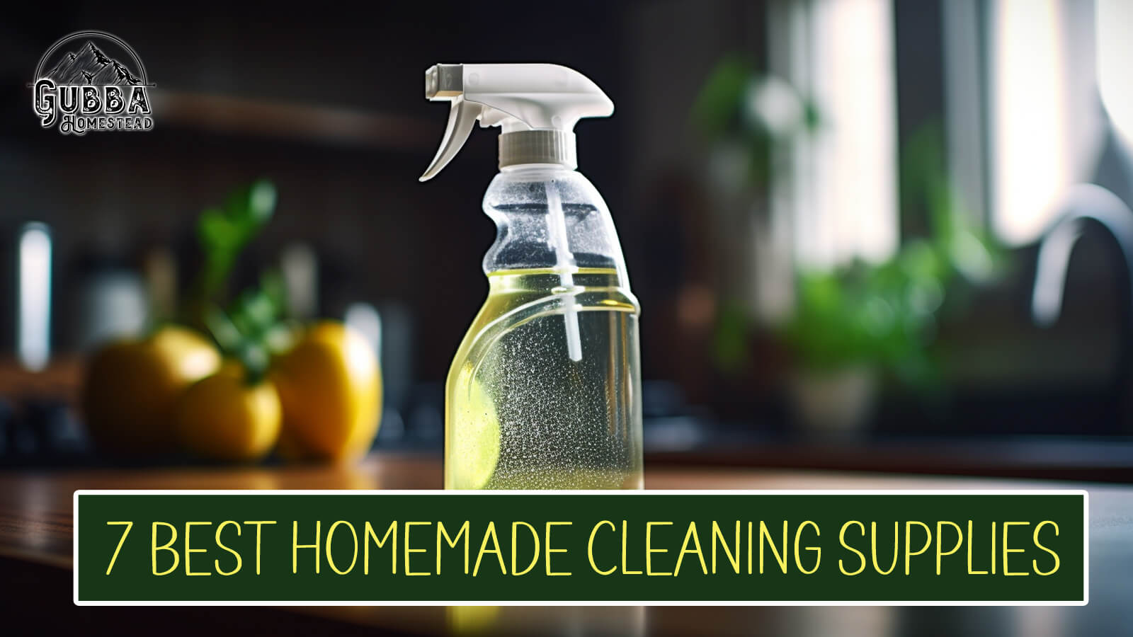 7 Best Homemade Cleaning Supplies - Gubba Homestead