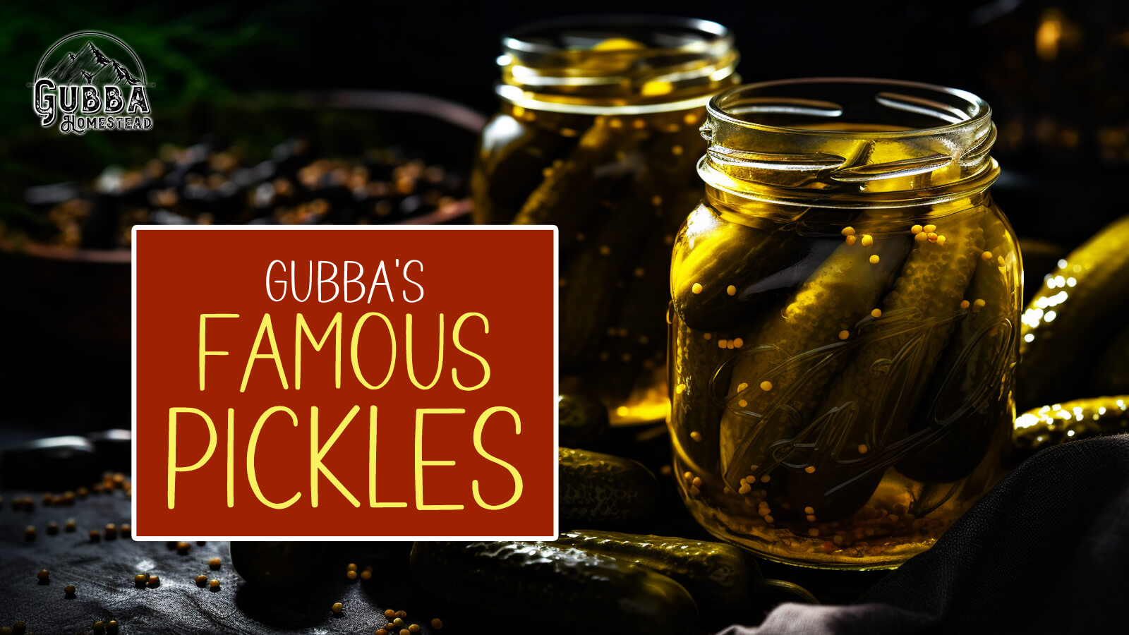 Gubba's Famous Pickles - Gubba Homestead