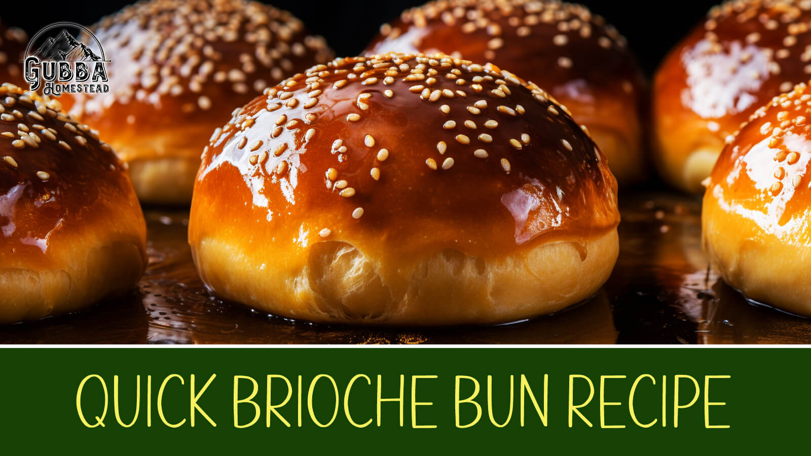 Quick Delightful Brioche Bun Recipe - Gubba Homestead