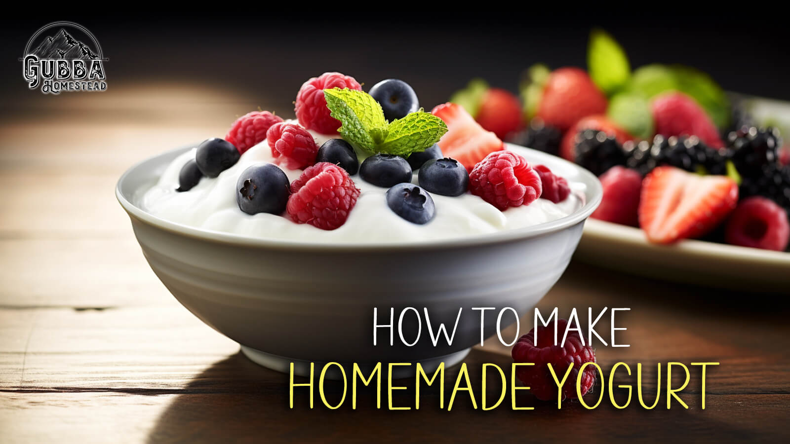 How To Make Homemade Yogurt - Gubba Homestead