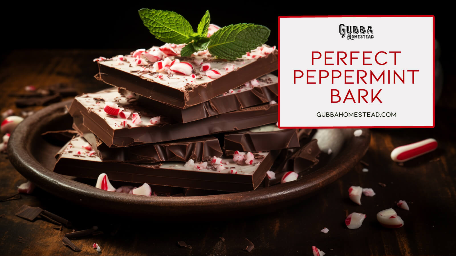 Perfect Peppermint Bark - Gubba Homestead