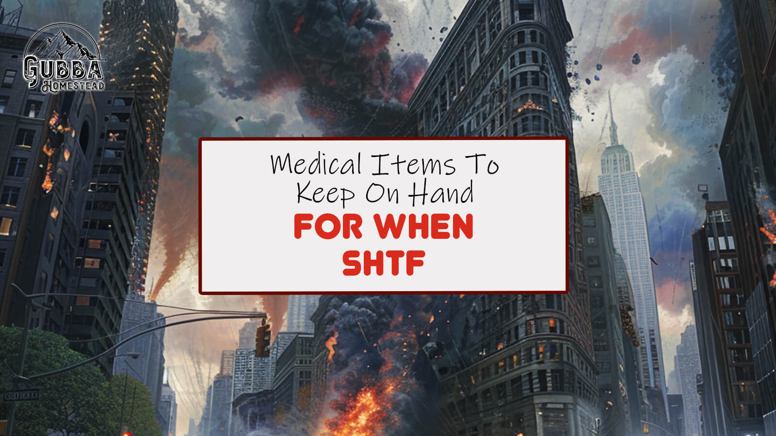 Medical Items to Keep on Hand for When SHTF - Gubba Homestead
