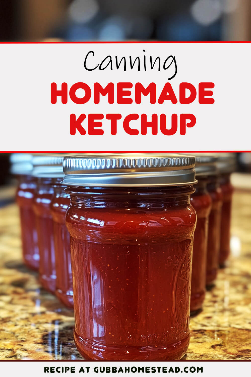 Canning Homemade Ketchup Recipe - Gubba Homestead