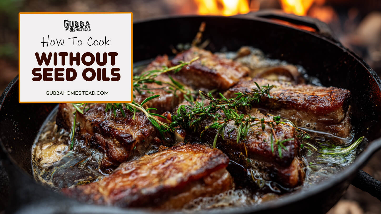 How to Cook Without Seed Oils: A Homesteader’s Guide to Healthier, More ...